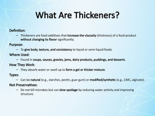 Navedita - Additives ppt..pptx used in food products | PPTX
