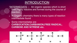 Reaction intermediate Carbocation ppt.ppt | Chemistry | Science
