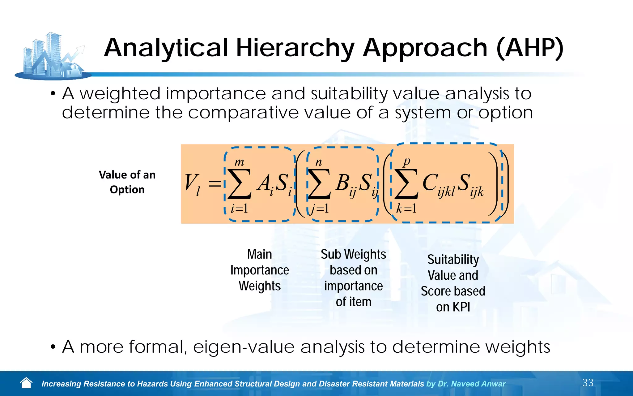 Increasing Resistance to Hazards Using Enhanced Structural Design and ...