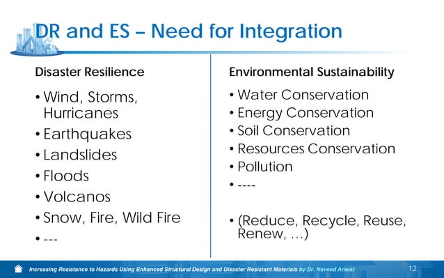 Increasing Resistance to Hazards Using Enhanced Structural Design and ...