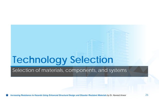 Increasing Resistance to Hazards Using Enhanced Structural Design and ...