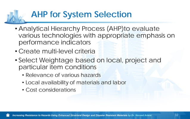 Increasing Resistance to Hazards Using Enhanced Structural Design and ...
