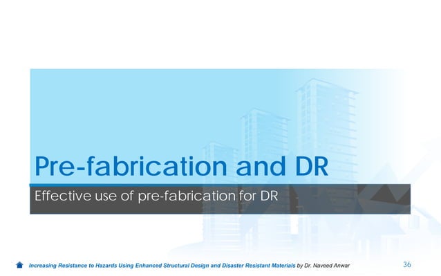 Increasing Resistance to Hazards Using Enhanced Structural Design and ...