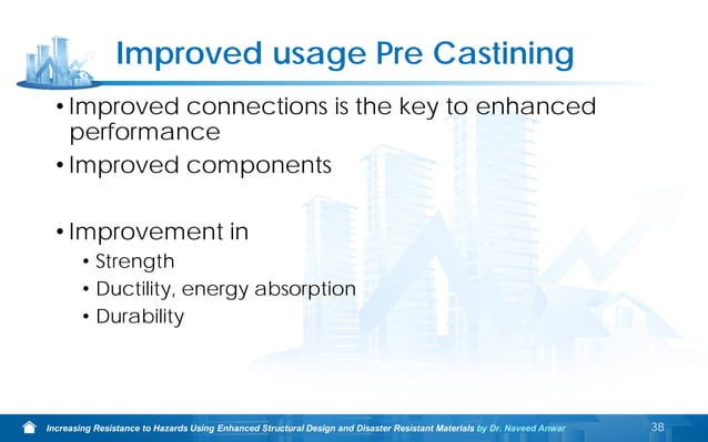 Increasing Resistance to Hazards Using Enhanced Structural Design and ...