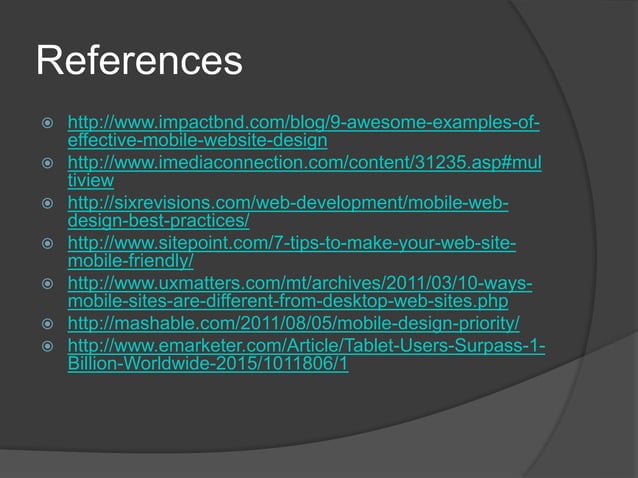 Naveed asif mobile_presentation | PPT