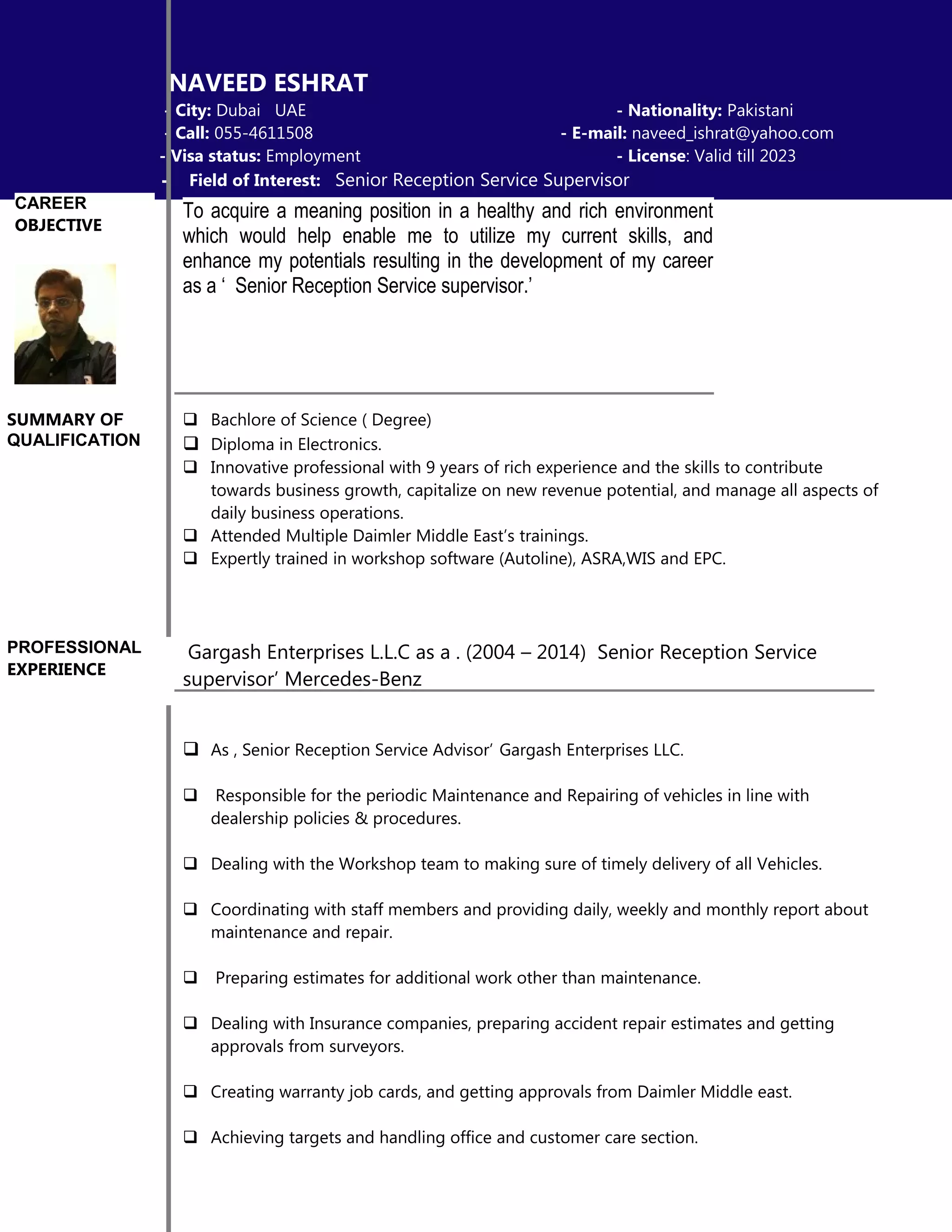 Naveed cv | DOC