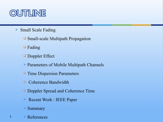 Parameters of multipath channel | PPT