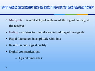 Parameters of multipath channel | PPT