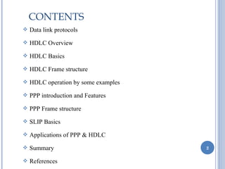 HDLC, PPP and SLIP | PPT