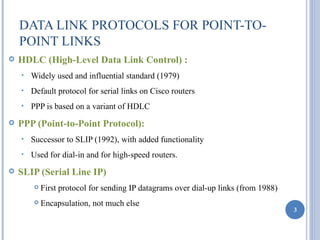 HDLC, PPP and SLIP | PPT