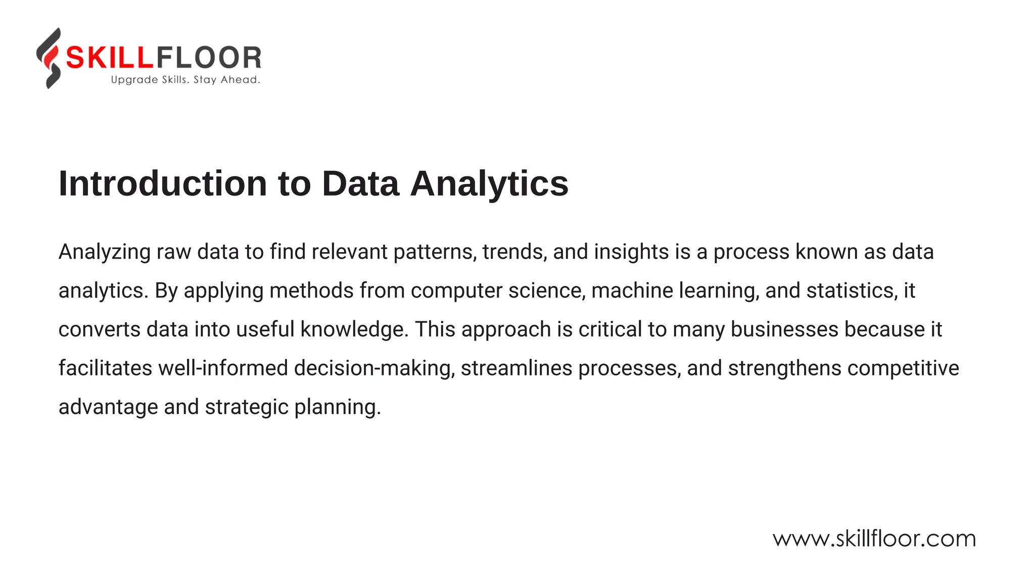 The Role of Data Analytics in Digital Marketing | Skillfloor | PDF