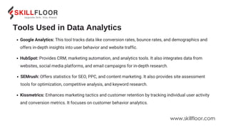 The Role of Data Analytics in Digital Marketing | Skillfloor | PPT