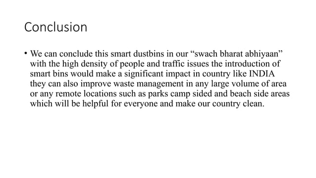 naveena presentation for smart dustbin iot | PPT