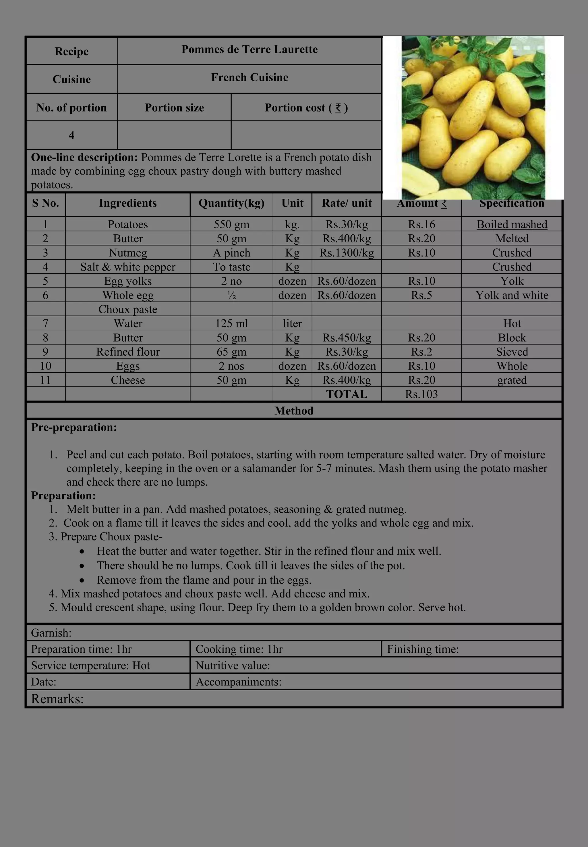 food production 5th sem practicals | PDF