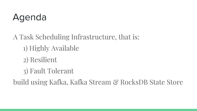 High Available Task Scheduling Design using Kafka and Kafka Streams | Naveen Kumar Kanagaraj ...