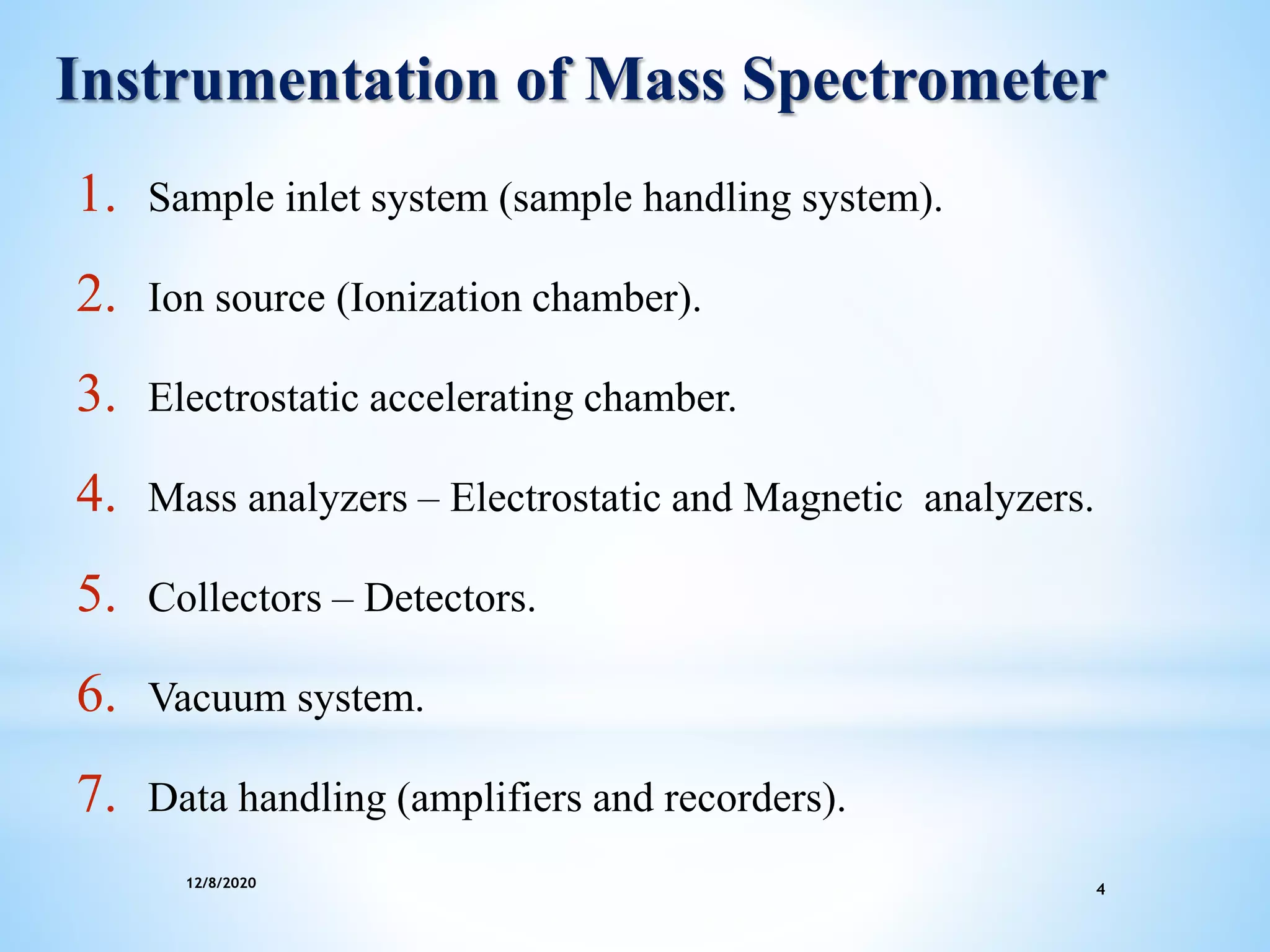 SlideShare Presentation on Mass spectrophotometer | PPTX