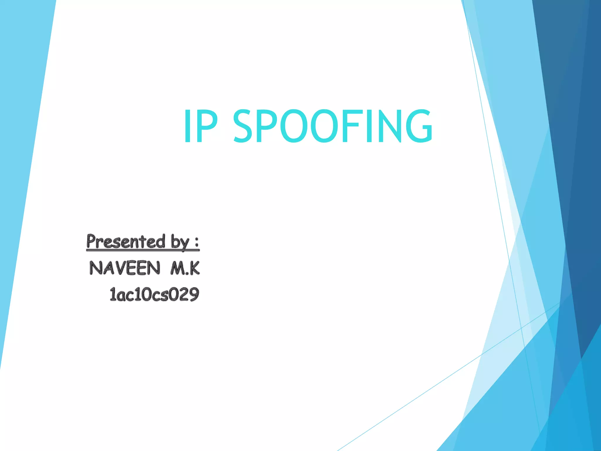 IP Spoofing | PPTX