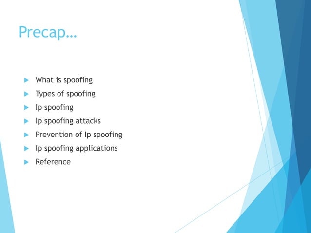 IP Spoofing | PPTX | Computer Networking | Computing