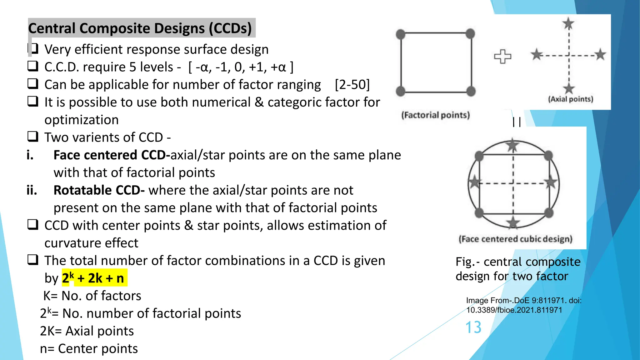 Design of experiment of pharmaceutical product and process | PPTX