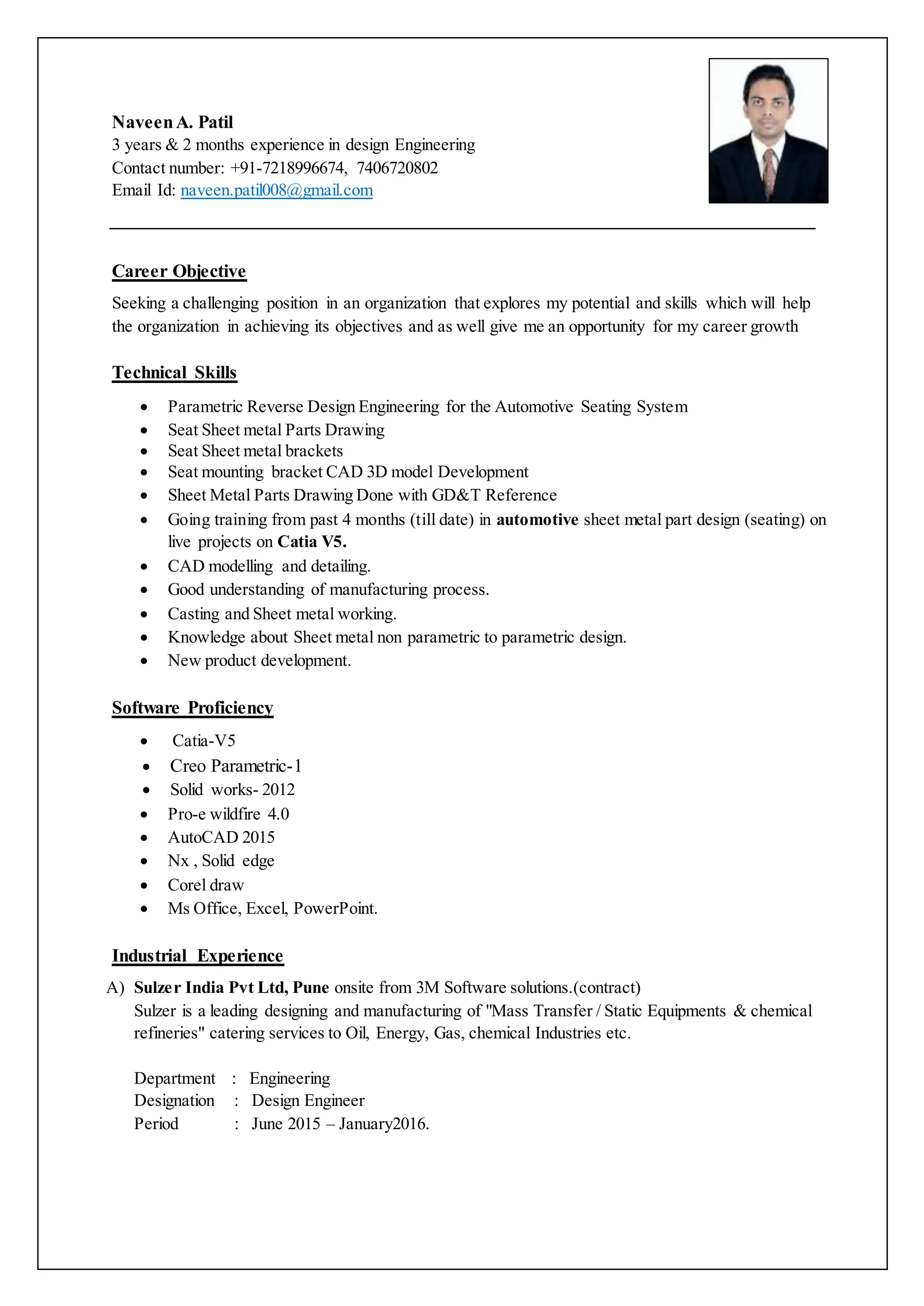 Naveen patil 3.2 years exp.c | DOCX