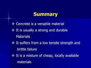 Introduction of Concrete | PPTX