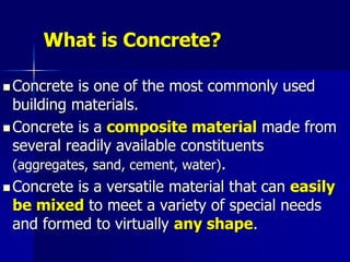 Introduction of Concrete | PPTX