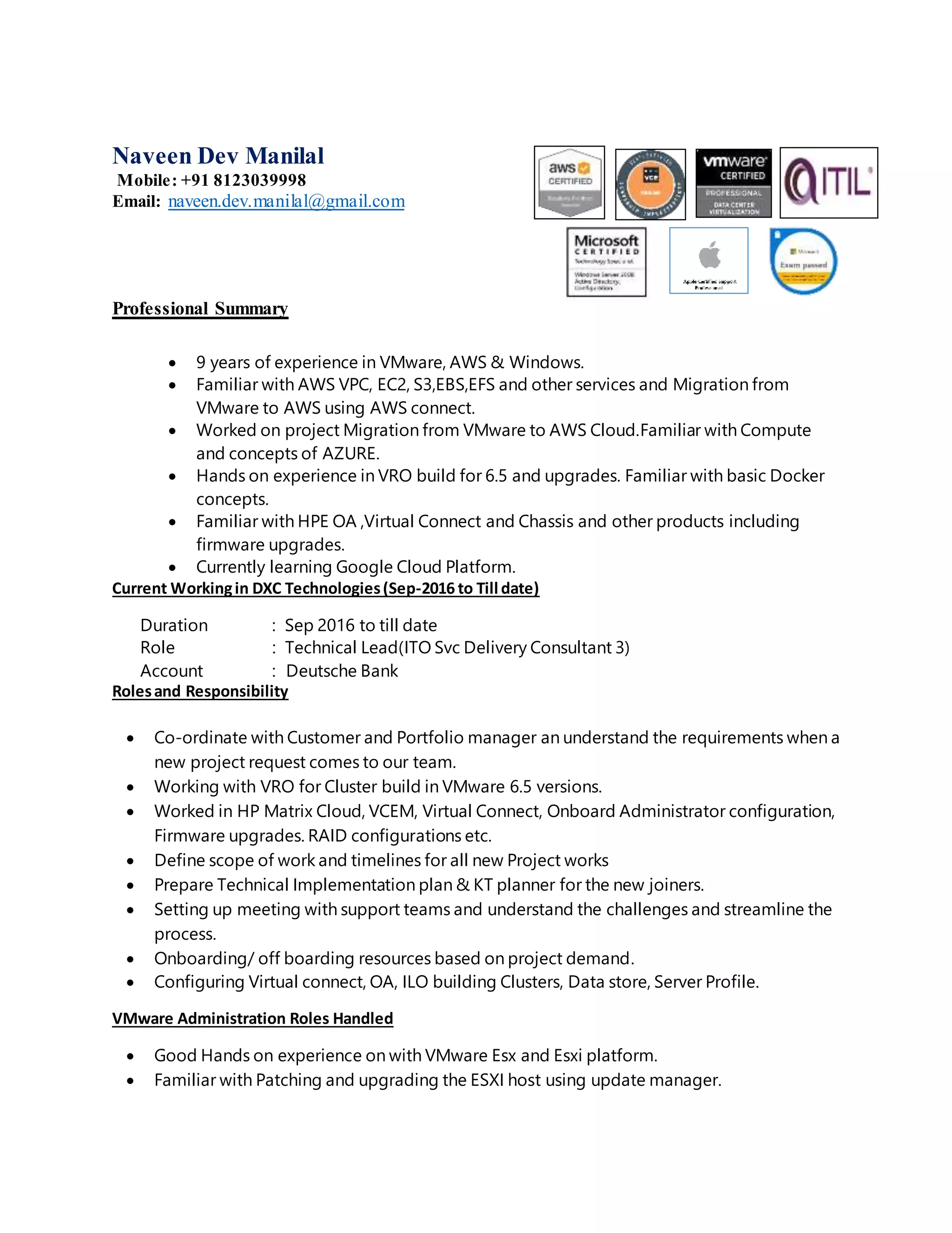 Naveen resume | DOCX