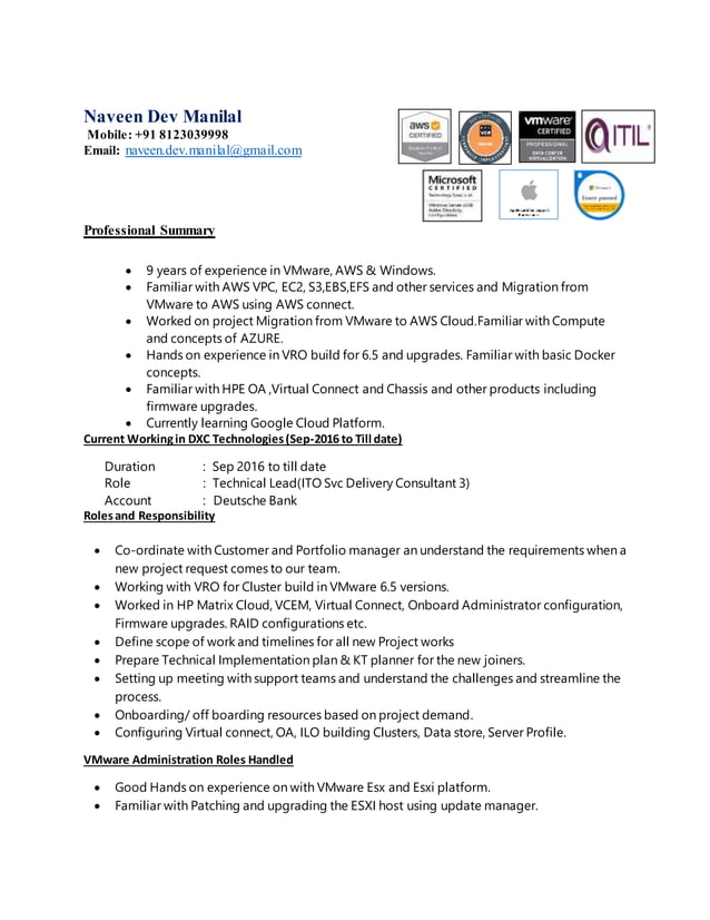Naveen resume | DOCX
