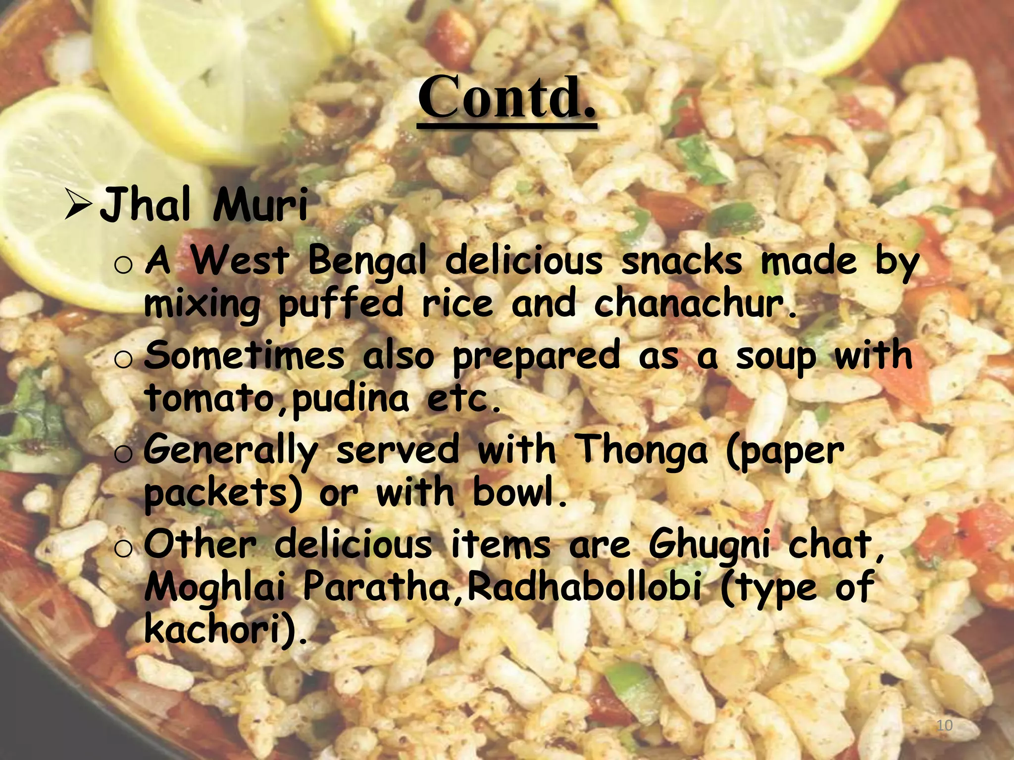 INDIAN STREET FOODS | PPTX