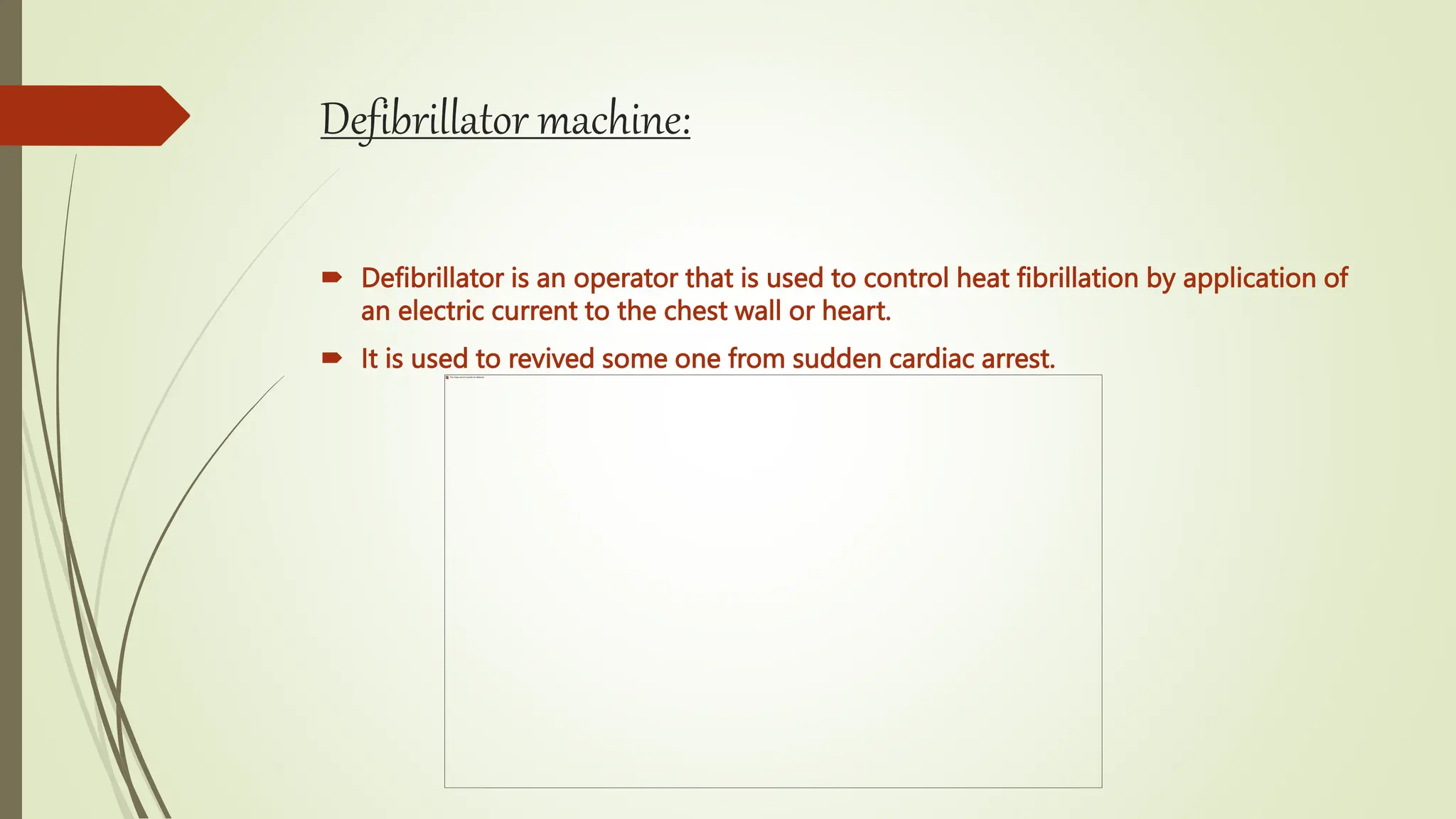 Electro medical equipment used in operation theator | PPTX