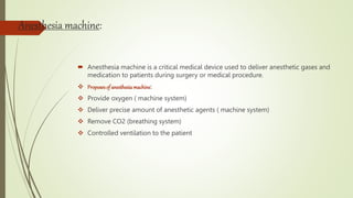 Electro medical equipment used in operation theator | PPTX