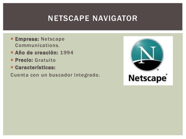 Netscape Navigator Descargar Navegadores Web