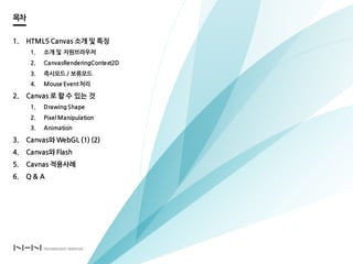 [Naver d2]html5 canvas overview | PPT