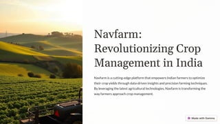 Navfarm-Revolutionizing-Crop-Management-in-India.pdf | Free Download