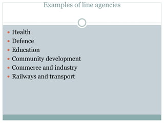 line and staff in public addmin M.A. | PPTX | Law