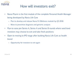 Navia life care business plan 14 jan2016 | PDF