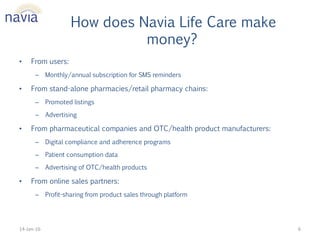 Navia life care business plan 14 jan2016 | PDF