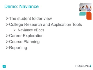 Introduction to Naviance for Higher Education | PPTX | College Planning ...