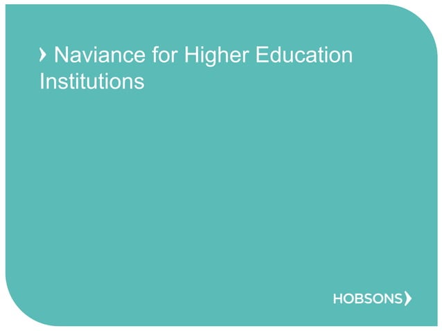 Introduction to Naviance for Higher Education | PPTX | College Planning ...