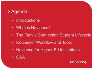 Introduction to Naviance for Higher Education | PPTX | College Planning ...