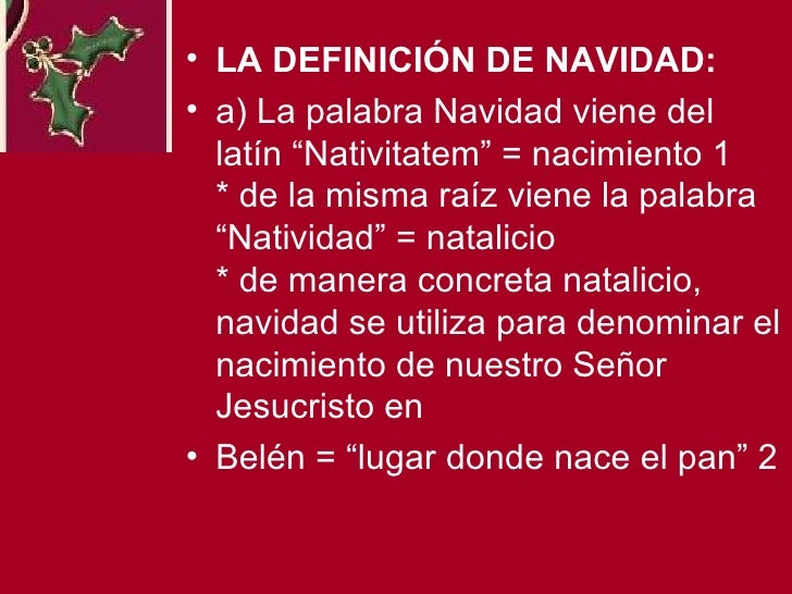 Qu Es La Navidad Definicin Concepto Y Significado