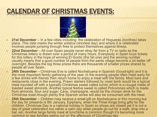 SPANISH CHRISTMAS | PPTX | National & Civic Holidays | Holidays