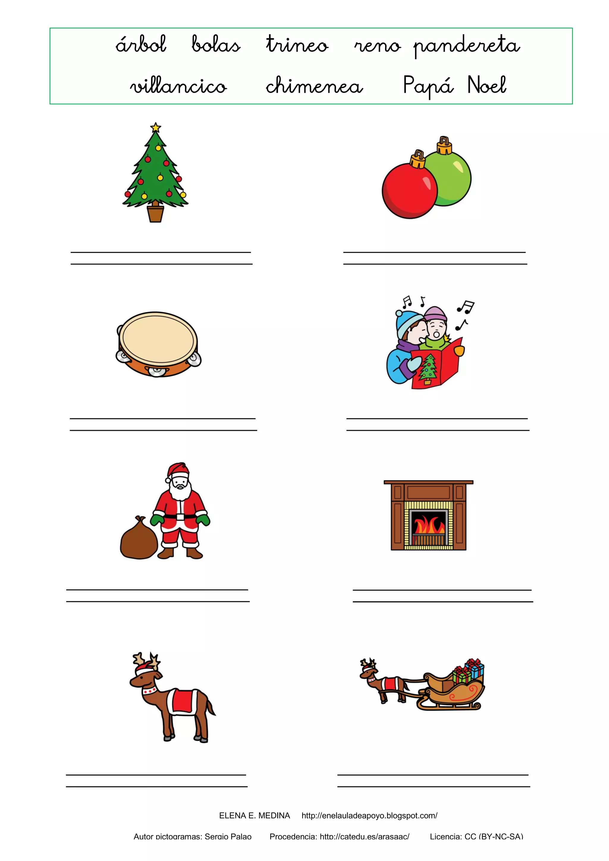 Navidad fichas 2 | PDF