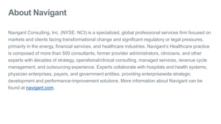 Navigant/HFMA 2018 RCM Survey | PPT