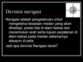 Navigasi darat | PPT