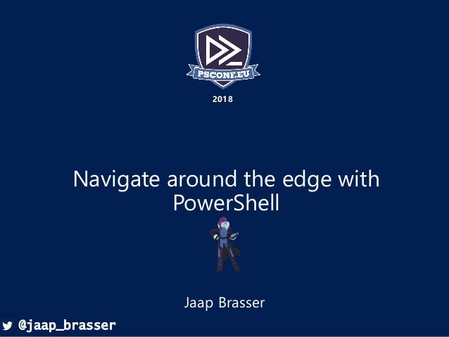 Navigate around the edge with PowerShell