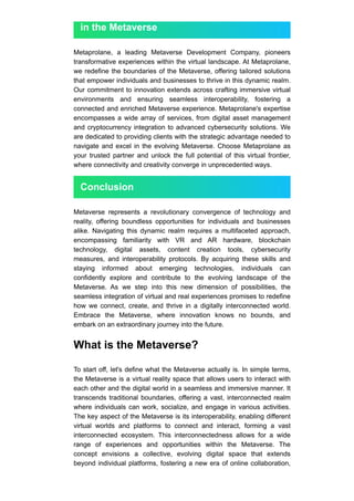 Virtual Hangouts: Navigating Social Spaces in the Metaverse | PDF