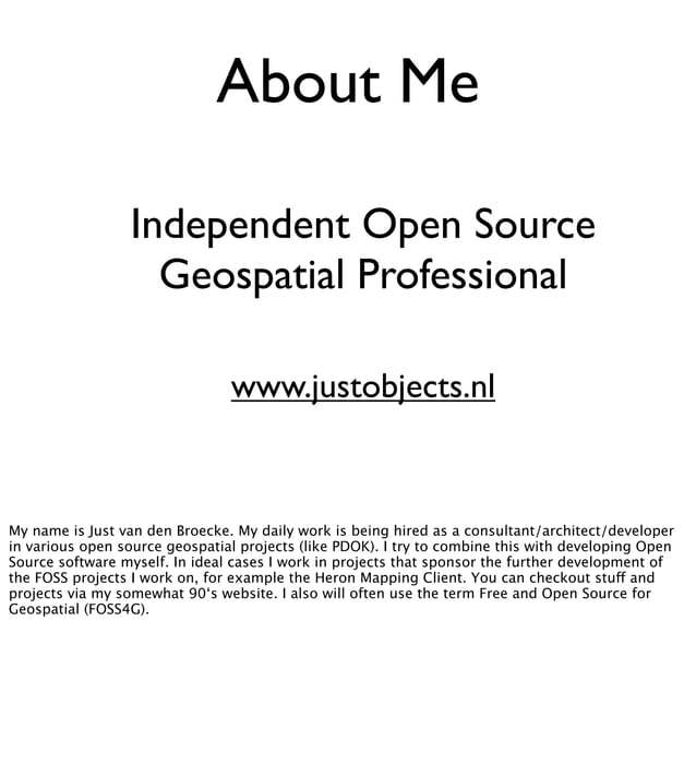 Navigating the Open Source Geospatial Ecosystem | PDF