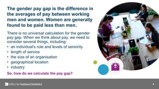 Navigating numbers: Gender pay gap (PowerPoint slideshow) | PPTX