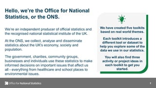 Navigating numbers: How data are used to create statistics | PPT